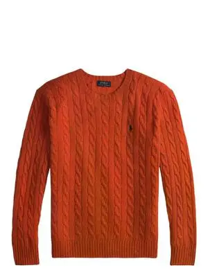 Polo Ralph Lauren Cable-knit Wool Pullover - Orange