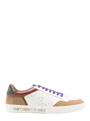 MANUEL RITZ Panelled Lace-up Sneakers - White