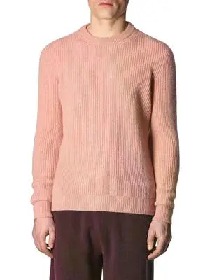 ROBERTO COLLINA Ribbed Crew Neck Sweater