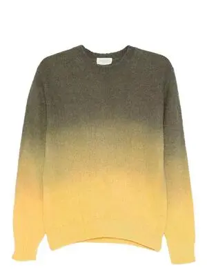 TINTORIA MATTEI 954 Ombré-effect Sweater - Green
