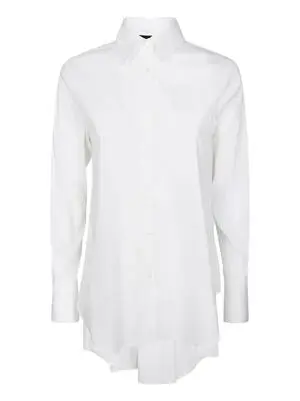 F.IT Side-slit Shirt - White