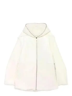 Rick Owens Hooded Shearling Jacket - Neutrals