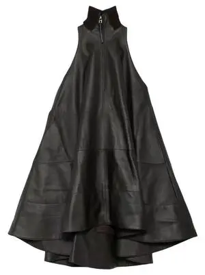 Jacquemus Panelled Zip-up Dress - Black