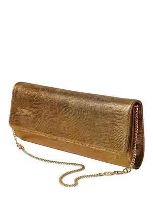 TWINSET Snakeskin-effect Chain Shoulder Bag - Yellow