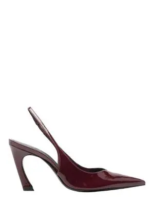 Schutz 90mm Pointed-toe Slingback Pumps - Red