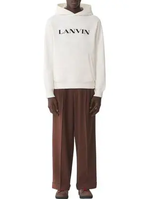 LANVIN Embroidered Cotton Hoodie - Cloth
