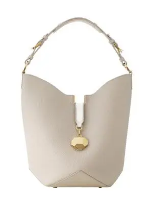 LANVIN Catch Medium Bucket Bag - Plaster