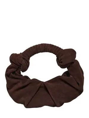 SIMONMILLER Lopsy Suede Bag - Chocolate