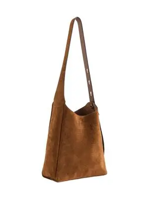 Tory Burch Romy Suede Small Hobo Bag - Park Bench