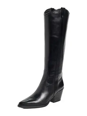 Sam Edelman Wyatt Leather Boots - Black