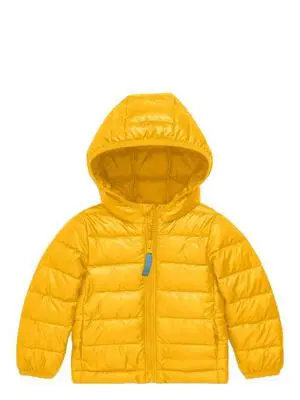 PRIMARY Lightweight Water Repellent Puffer Jacket - Mustard