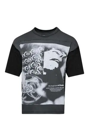 RIVINGTON ROI REBIS Meta Quad Tee Faded - Black