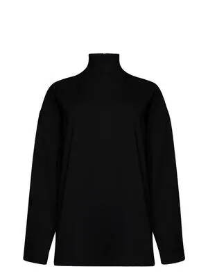 Wardrobe.NYC Opaque Lounge Top - Black