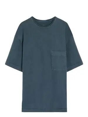 LEMAIRE Short Sleeve Tee Stone - Blue