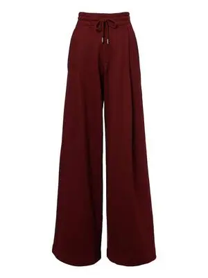Dries Van Noten Cotton Jersey Sweatpants - Burgundy