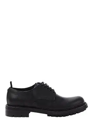 Dolce & Gabbana Leather Derby Shoes - Black