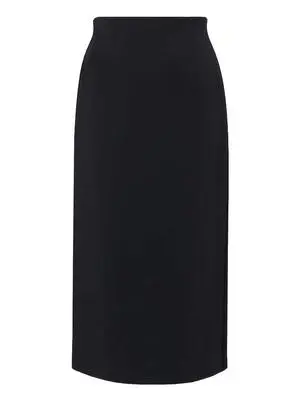 Max Mara Pece Crêpe Pencil Skirt - Black