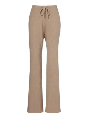 EXTREME CASHMERE X Run Cashmere-blend Sweatpants - Beige