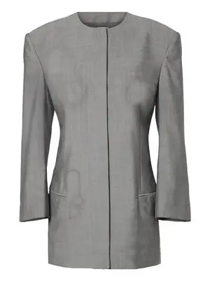 Calvin Klein Parker Wool Jacket - Grey
