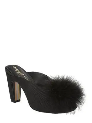 Sam Edelman Witney Feather-embellished Pumps - Black