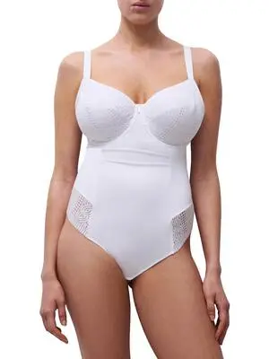 Chantelle Easy Support Underwire Bodysuit - White