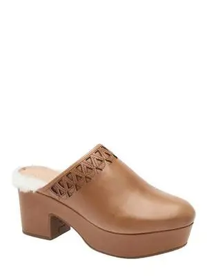 CHOCOLAT BLU Gannet Platform Clog - Camel Leather