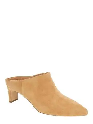 Andre Assous Willow Suede Mule - Biscuit
