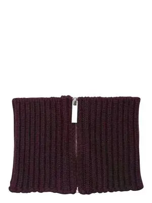 SA SU PHI Zip-up Neck Warmer - Red