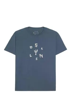 OSKLEN Logo-plaque T-shirt - Blue