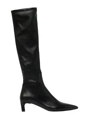 Marsèll Pointed-toe Knee-high Boots - Black