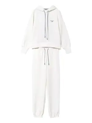 TWINSET Logo-embroidered Tracksuit Set - White