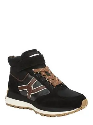 Veronica Beard Valentina Hi-Top Sneakers Black