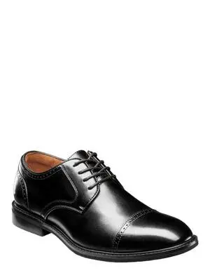STACY ADAMS Bailey Cap Toe Derby - Black