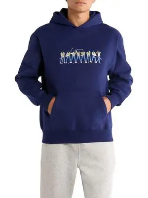 EASTSIDE GOLF Sequence Embroidered Hoodie - Blue Void