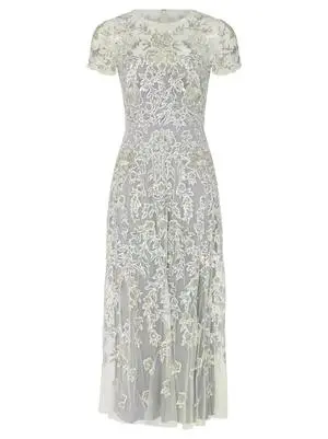 TEMPERLEY LONDON Genevieve Sequined Dress - Grey