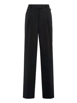 PT TORINO Pleated Trousers - Black