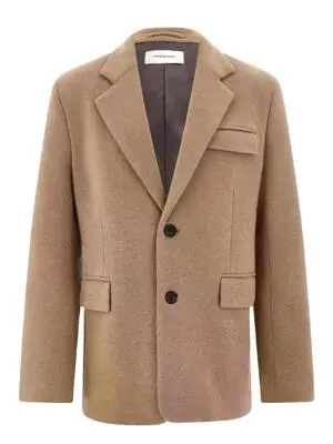 FERRAGAMO Single-breasted Flap-pocket Blazer - Neutrals