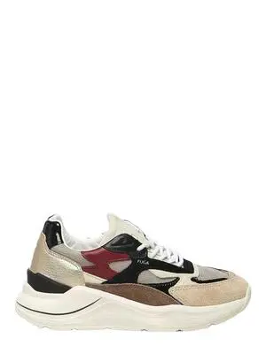 D.a.t.e. Panelled Sneakers - Neutrals