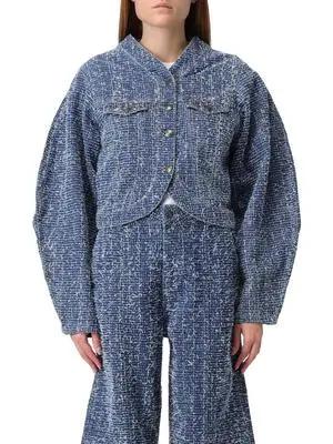 ROTATE BY BIRGER CHRISTENSEN Jacket - Gnawed Blue