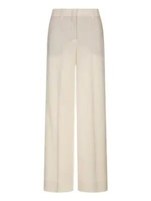 Incotex Wide Leg Trousers - White