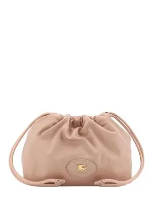 Burberry Mini Drawstring Bag - Beige