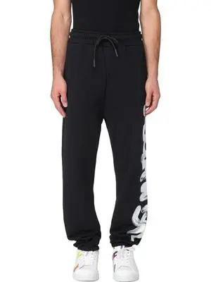DISCLAIMER Printed Pants Black