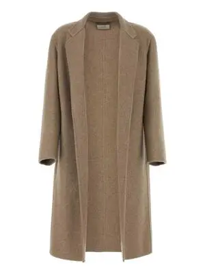 THE ROW Fedra Cashmere Coat - Beige