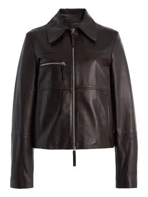 Proenza Schouler White Label Annabel Leather Jacket - Brown