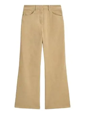 Cos Corduroy Straight-leg Trousers - Beige