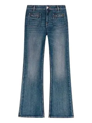 Maje Bootcut Mid-rise Jeans - Blue