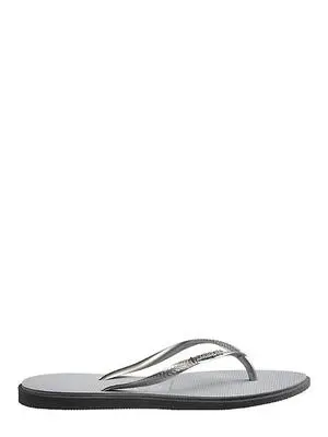 Havaianas Slim Point Rubber Flip Flops - Steel Grey