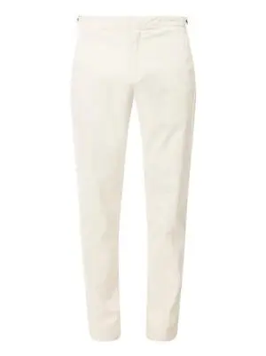 Orlebar Brown Tailored-fit Stretch-cotton Trousers - Chai