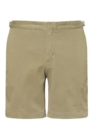 Orlebar Brown Bulldog Stretch-Cotton Shorts Herbal Green