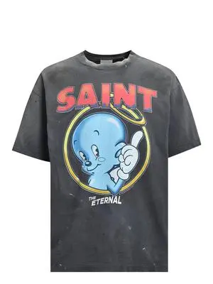 SAINT MXXXXXX Printed T-shirt - Black